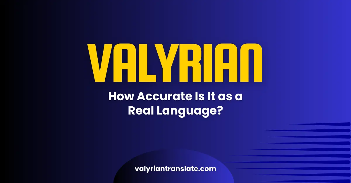 Who Created High Valyrian? Linguistic Structure Explained